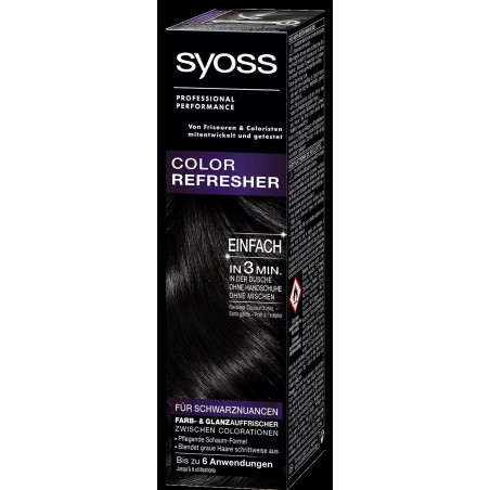 SYOSS pianka koloryzująca color refresher BLACK