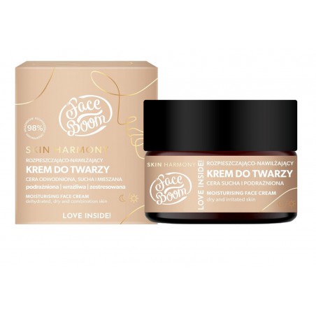 FACE BOOM SKIN HARMONY KREM DO TWARZY 50ML CERA ODWODNIONA,SUCHA,MIESZANA