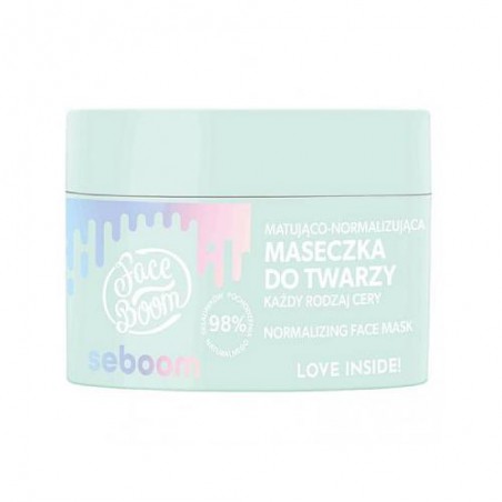 FACE BOOM SEBOOM MASECZKA DO TWARZY 50G MATUJĄCO-NORMALIZUJĄCA KAŻDY ...