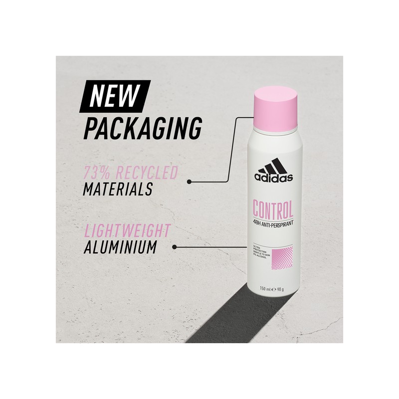 ADIDAS CONTROL antyperspirant w sprayu damski, 150 ml
