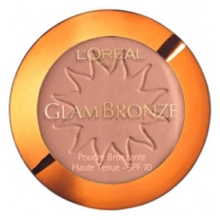 LOREAL Glam Bronze 01 GOLDEN SUN bronzer w kamieniu