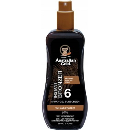 Australian Gold Spray Gel with Bronzer - Żel w sprayu do opalania z ...