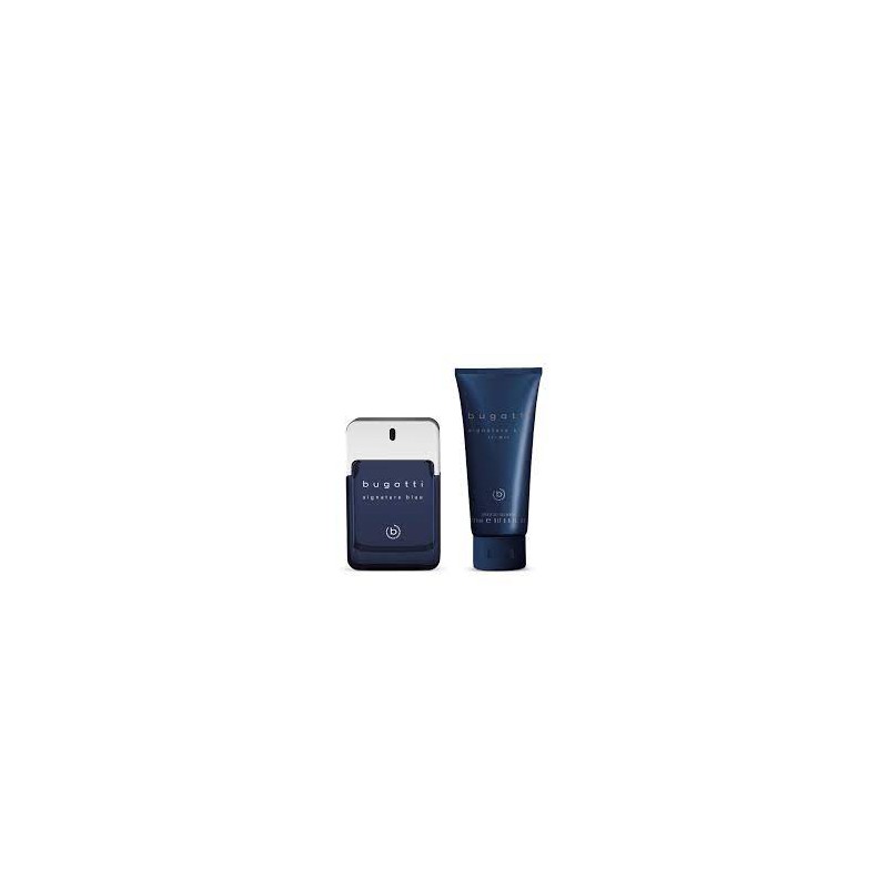 Bugatti Signature Blue zestaw edt 100 ml + żel pod przysznic 200 ml