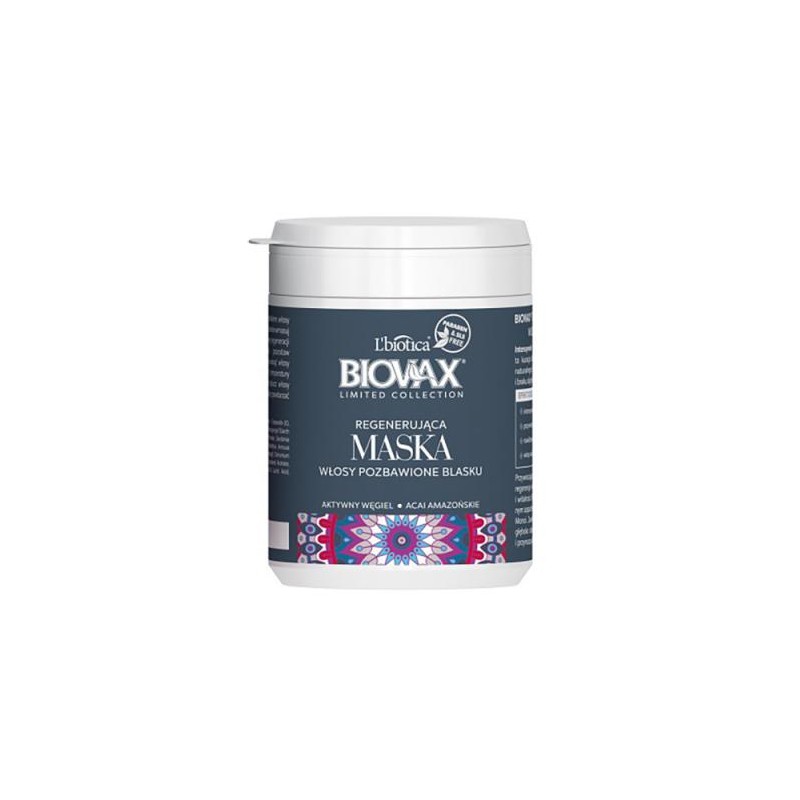 BIOVAX Limited Collection regenerująca maska , Włosy pozbawione blasku ...